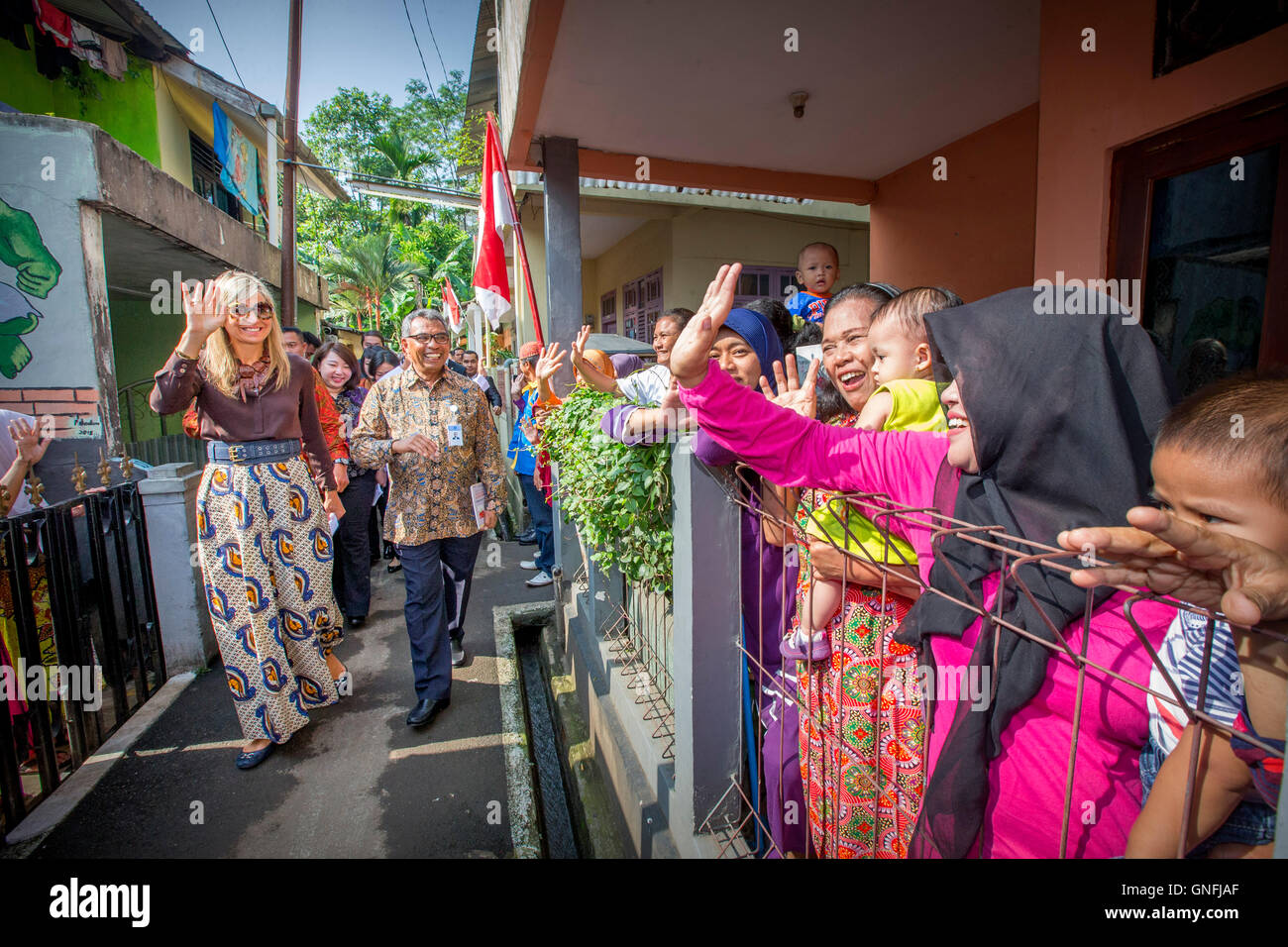 Jakarta, Indonesia. 31st August, 2016. Queen Maxima of The Netherlands ...