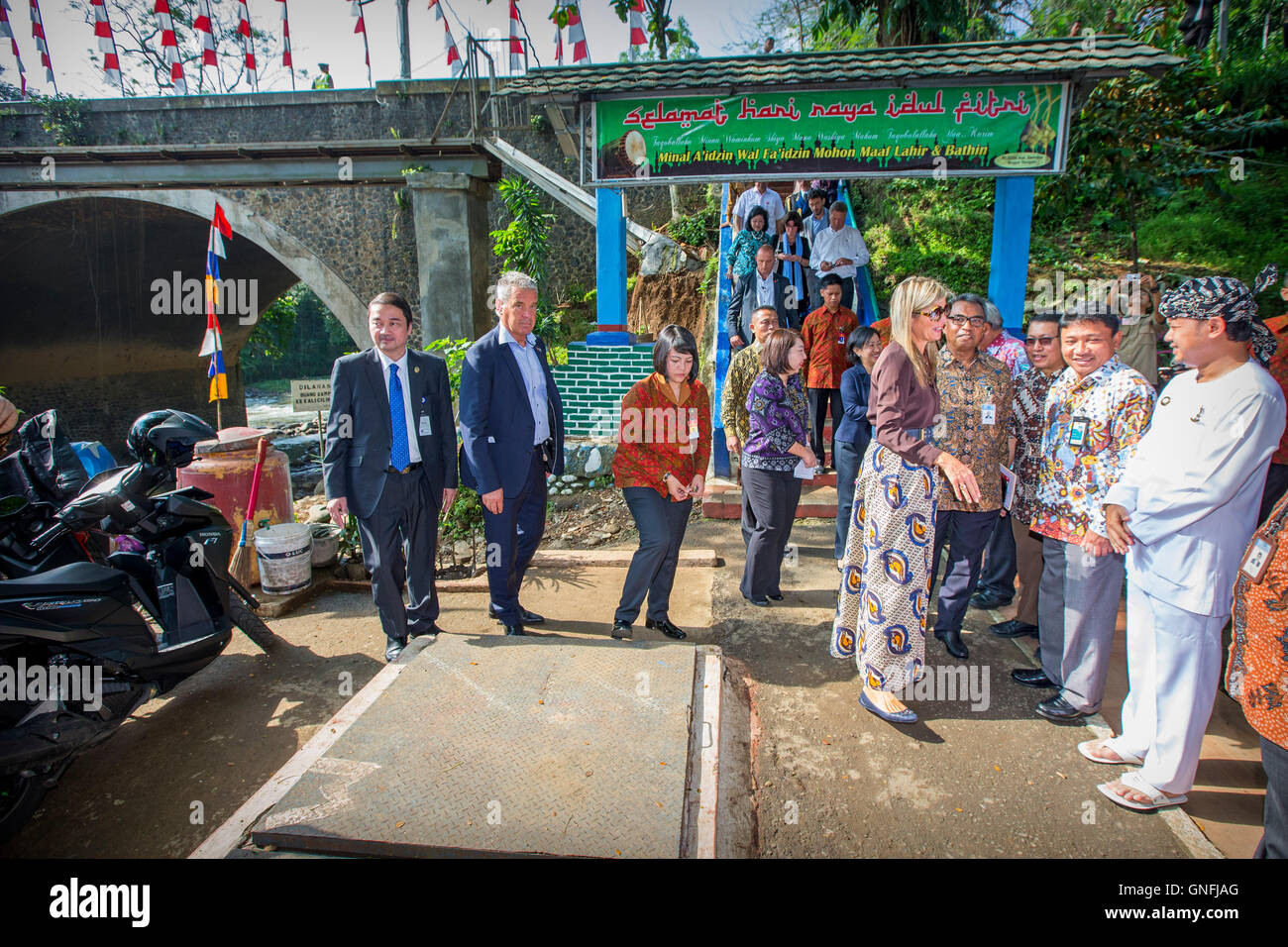 Jakarta, Indonesia. 31st August, 2016. Queen Maxima of The Netherlands ...