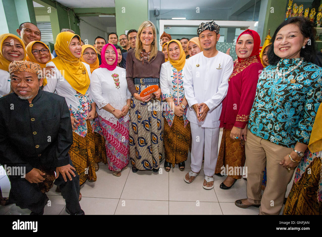 Jakarta, Indonesia. 31st August, 2016. Queen Maxima of The Netherlands ...