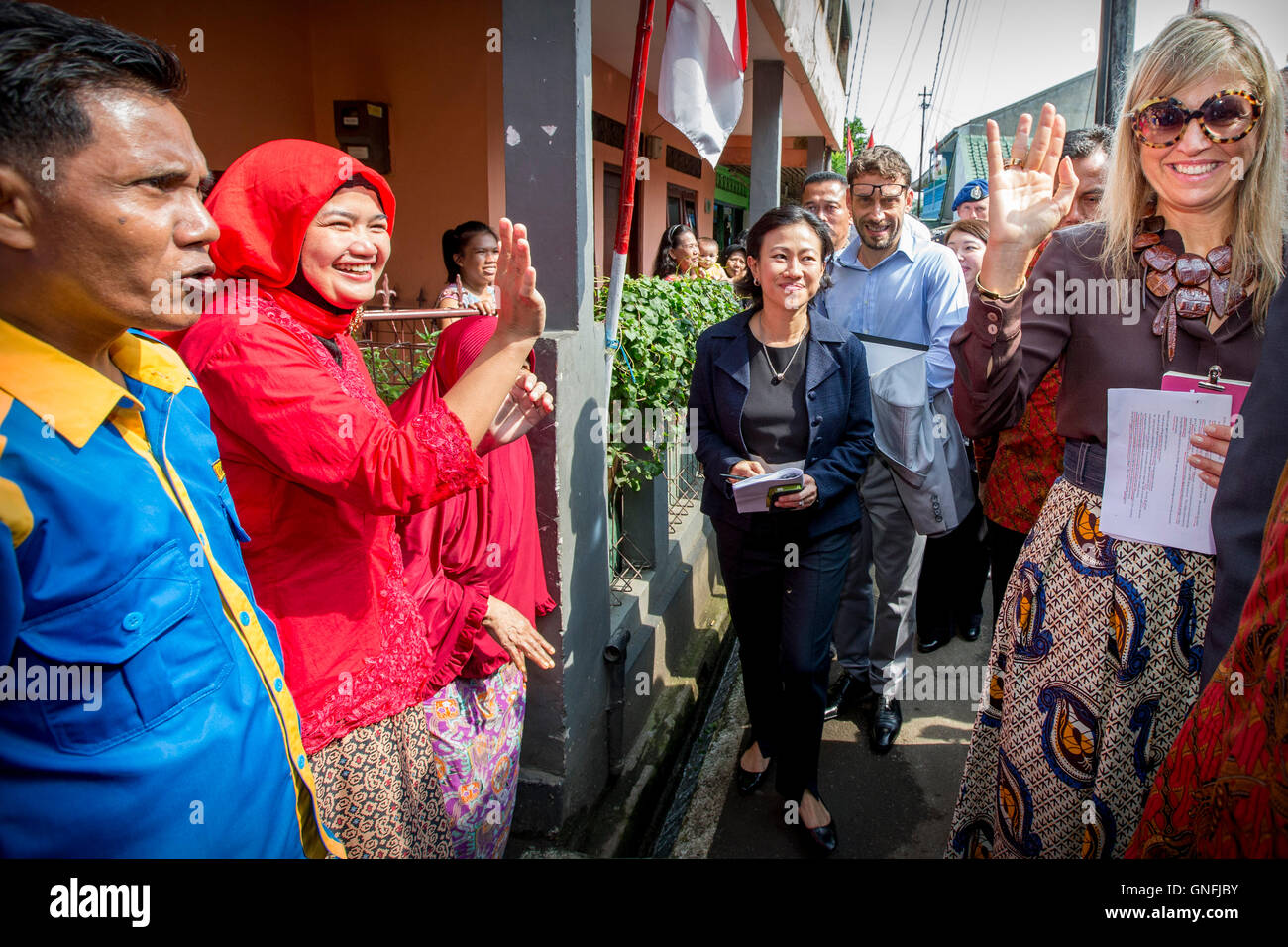 Jakarta, Indonesia. 31st August, 2016. Queen Maxima of The Netherlands ...