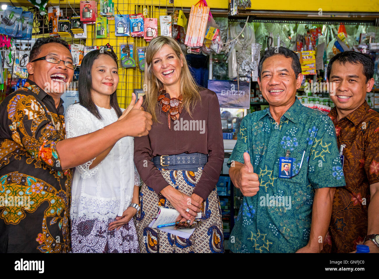 Jakarta, Indonesia. 31st August, 2016. Queen Maxima of The Netherlands ...
