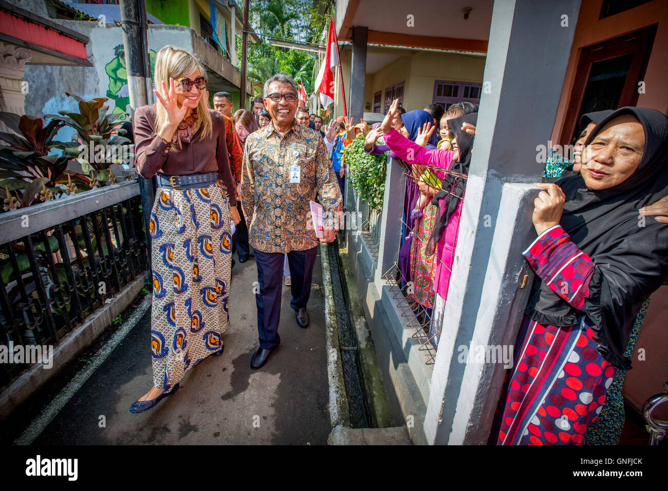 Jakarta, Indonesia. 31st August, 2016. Queen Maxima of The Netherlands ...