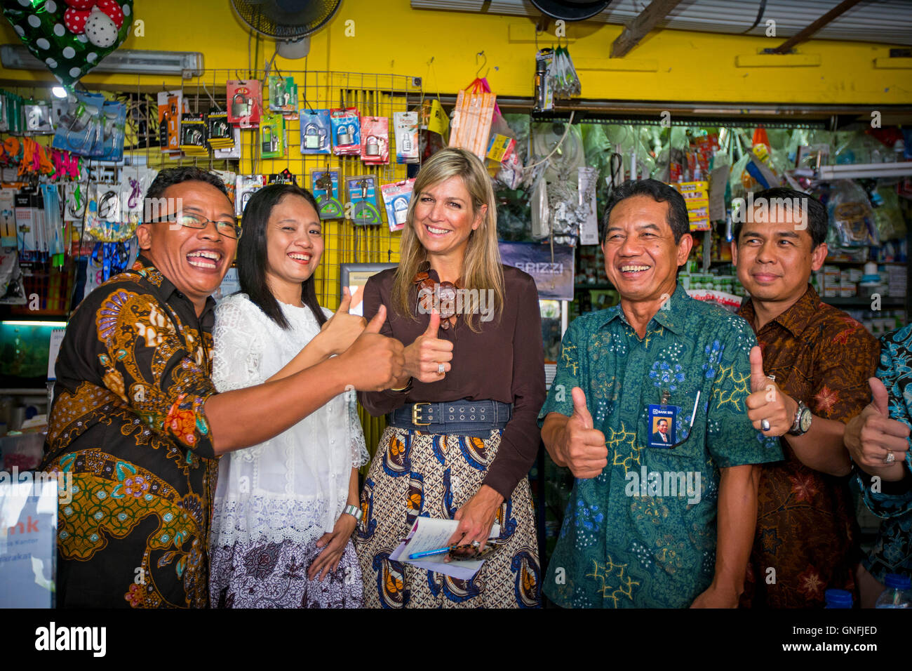 Jakarta, Indonesia. 31st August, 2016. Queen Maxima of The Netherlands ...