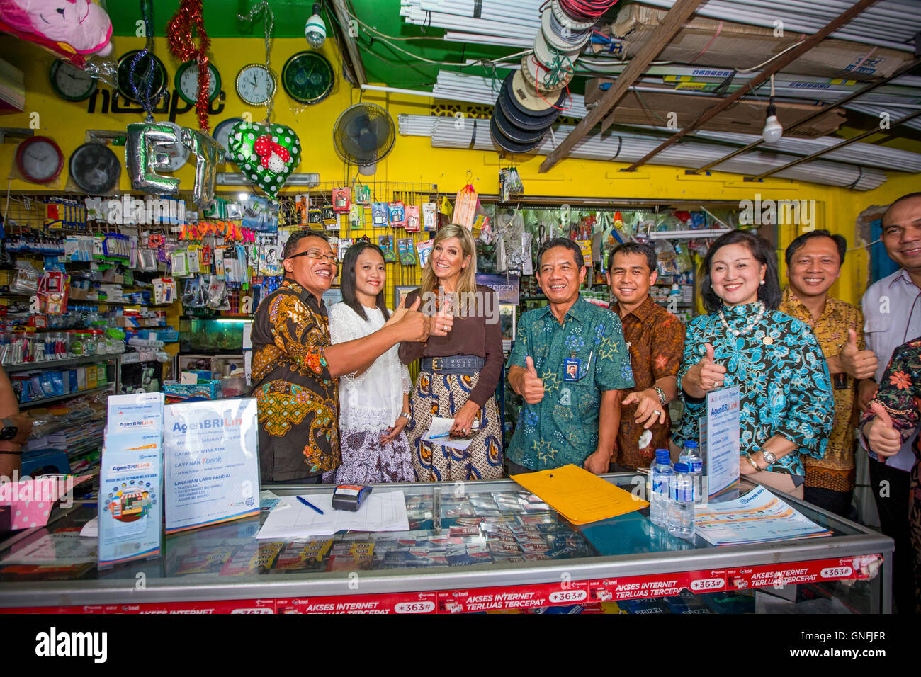 Jakarta, Indonesia. 31st August, 2016. Queen Maxima of The Netherlands ...