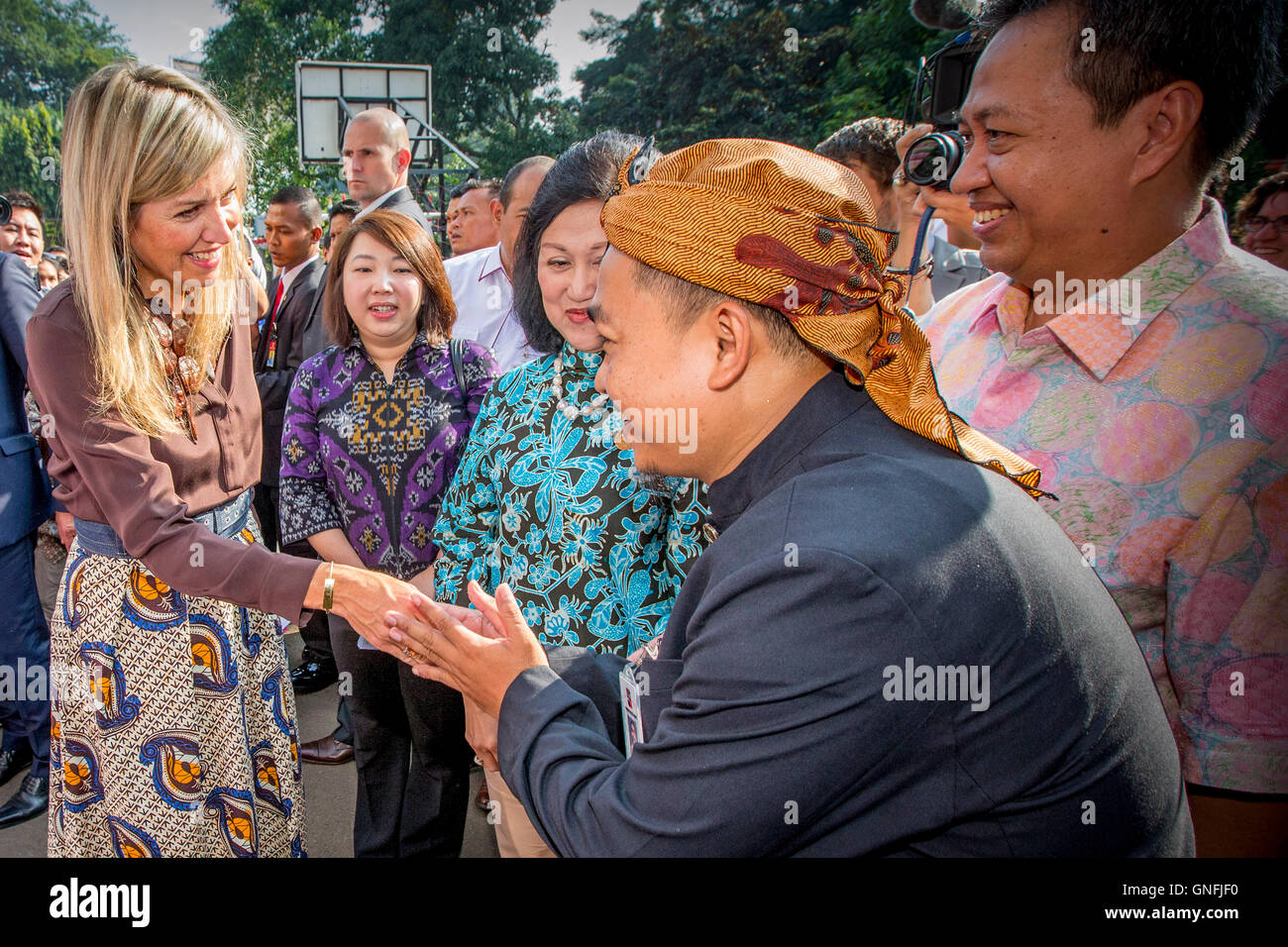 Jakarta, Indonesia. 31st August, 2016. Queen Maxima of The Netherlands ...