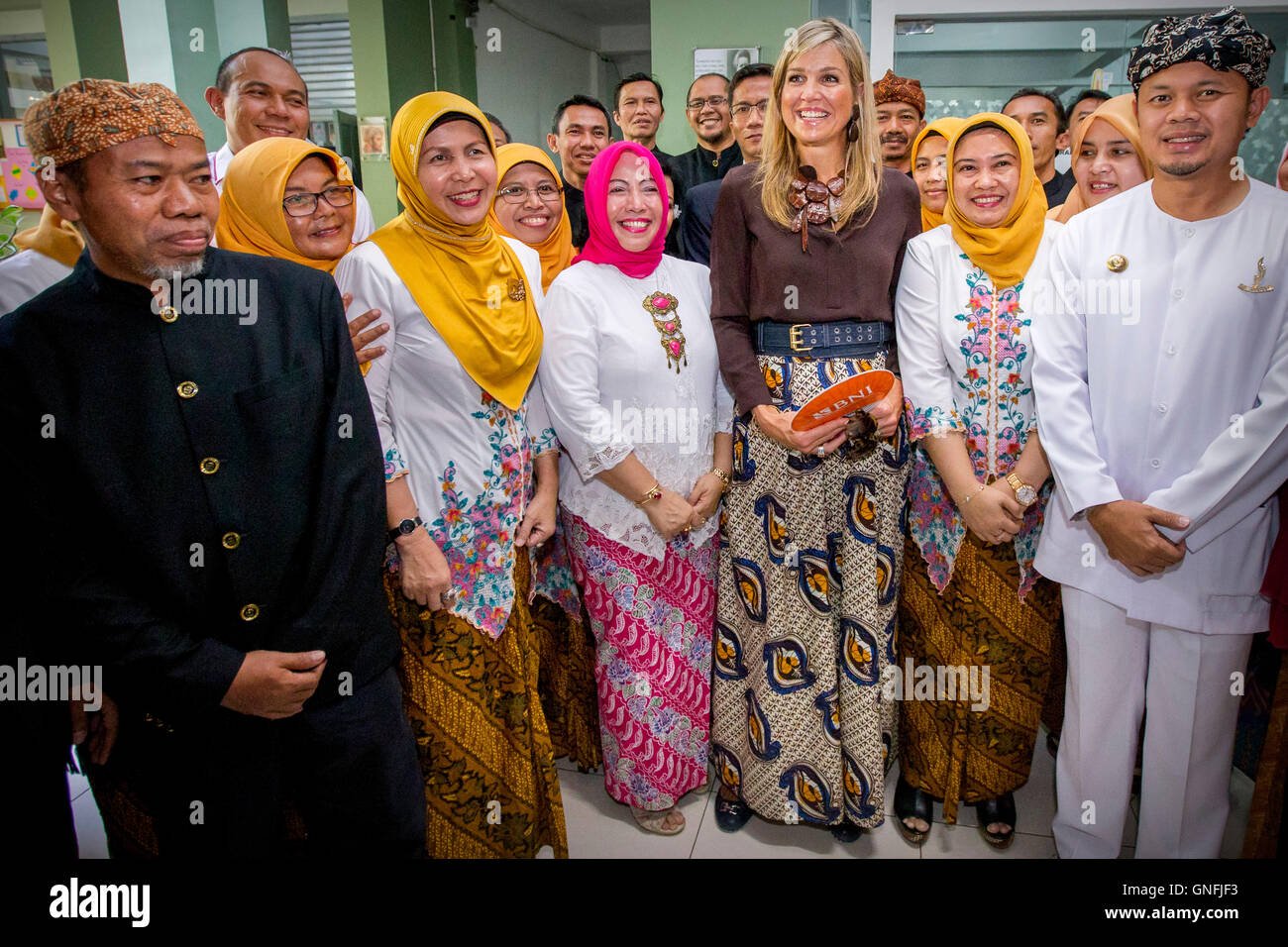 Jakarta, Indonesia. 31st August, 2016. Queen Maxima of The Netherlands ...