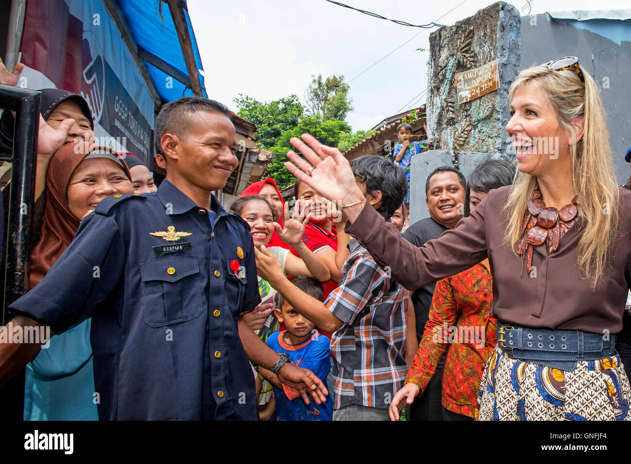 Jakarta, Indonesia. 31st August, 2016. Queen Maxima of The Netherlands ...