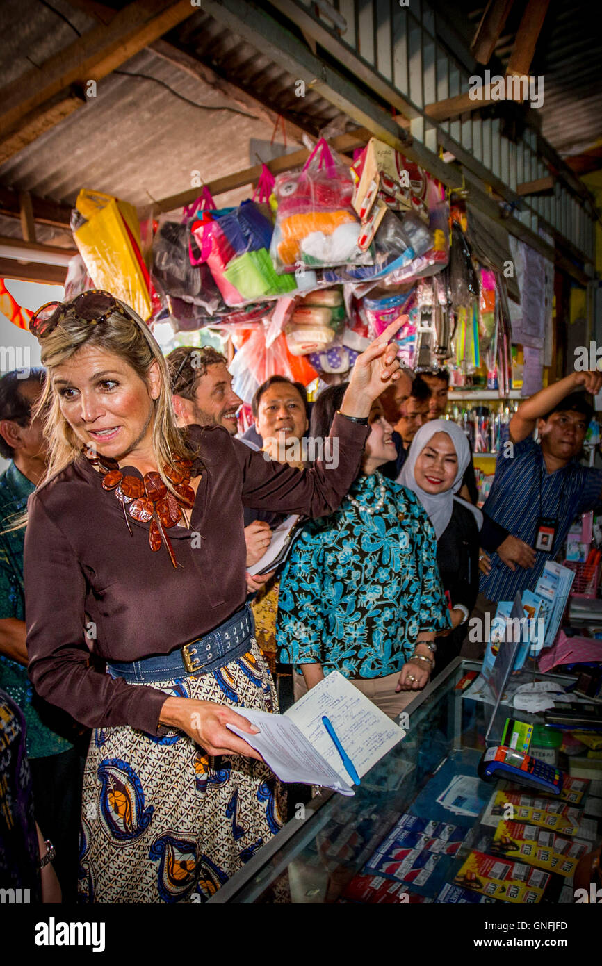 Jakarta, Indonesia. 31st August, 2016. Queen Maxima of The Netherlands ...