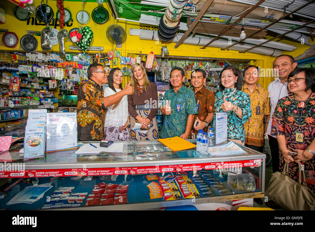 Jakarta, Indonesia. 31st August, 2016. Queen Maxima of The Netherlands ...