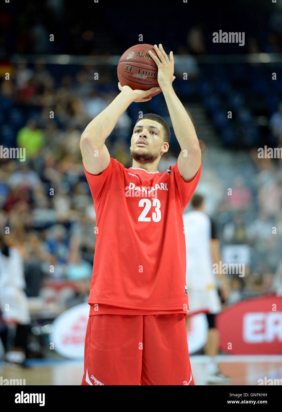 Kiel, Germany. 31st Aug, 2016. Denemark's Gabriel Lundberg in action ...
