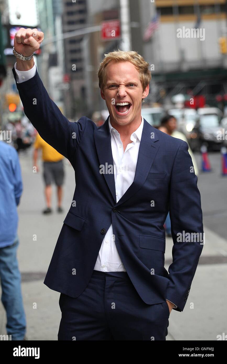NEW YORK, NY - AUGUST 31: Chris Geere visits The Late Show With Stephen ...