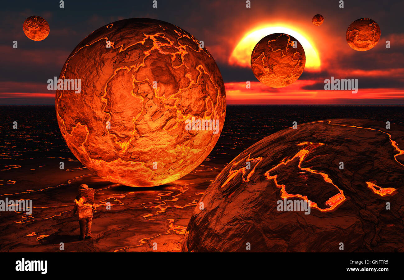 The planets as gods hi-res stock photography and images - Alamy