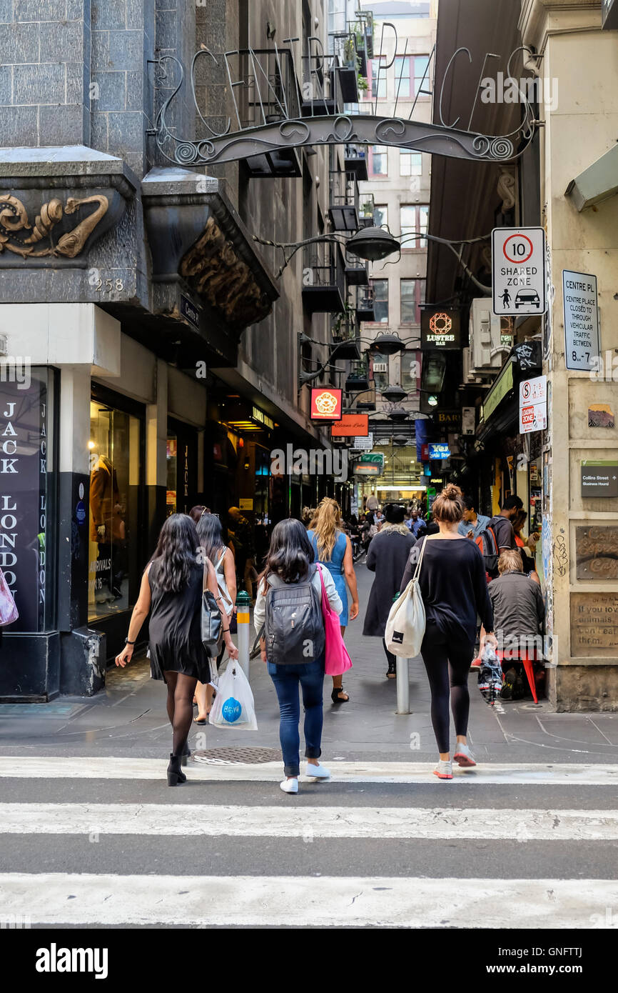 Centre Place, Melbourne, Victoria, Australia Stock Photo - Alamy