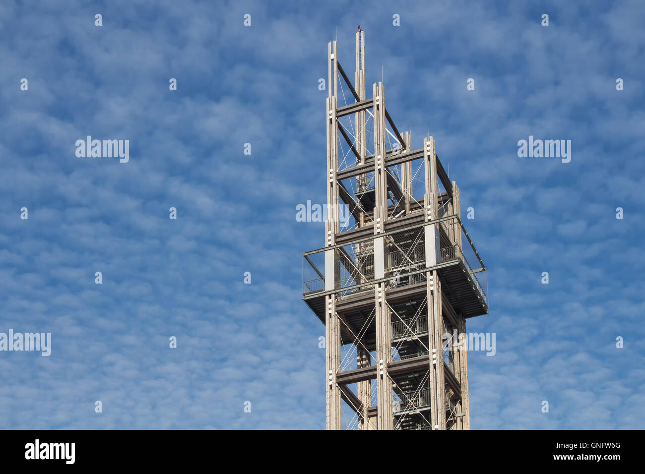 Unusual construction tower in vienna hi-res stock photography and ...
