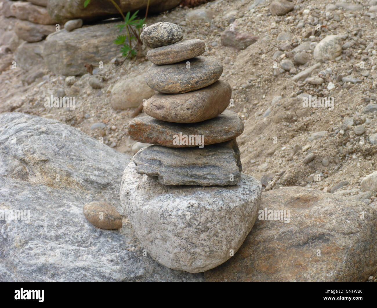 Human made rock pile hi-res stock photography and images - Alamy