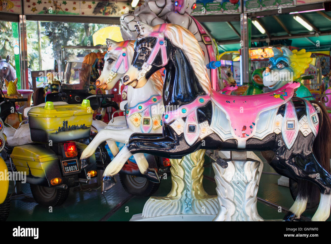Carousel animals hi-res stock photography and images - Alamy