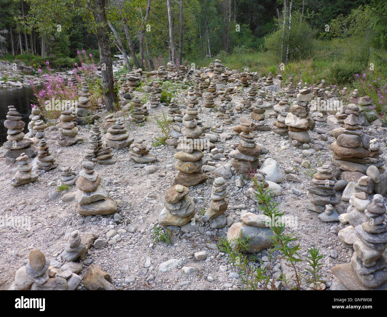 Human made rock pile hi-res stock photography and images - Alamy