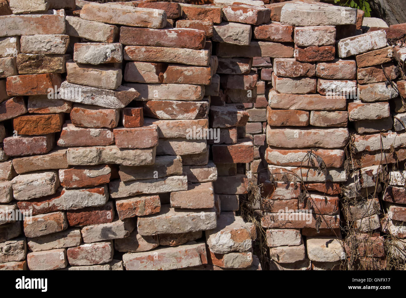 Old bricks used in construction hi-res stock photography and images - Alamy