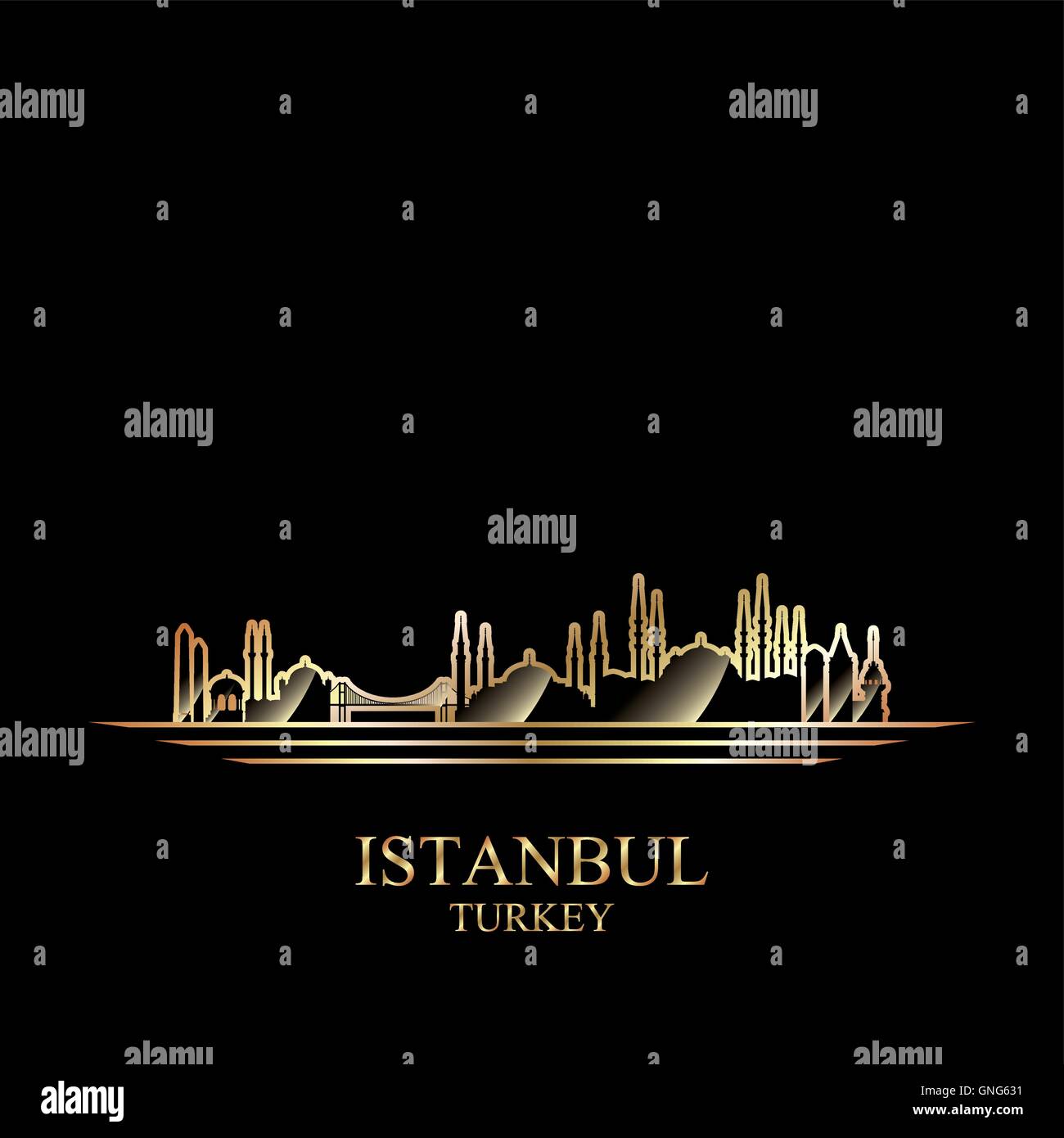 Turkey on black Stock Vector Images - Alamy