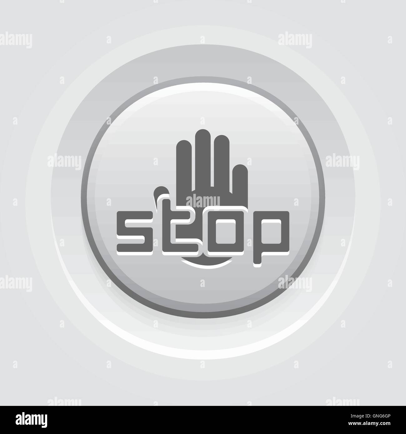 Restricted Area Icon. Flat Design Stock Vector Image & Art - Alamy