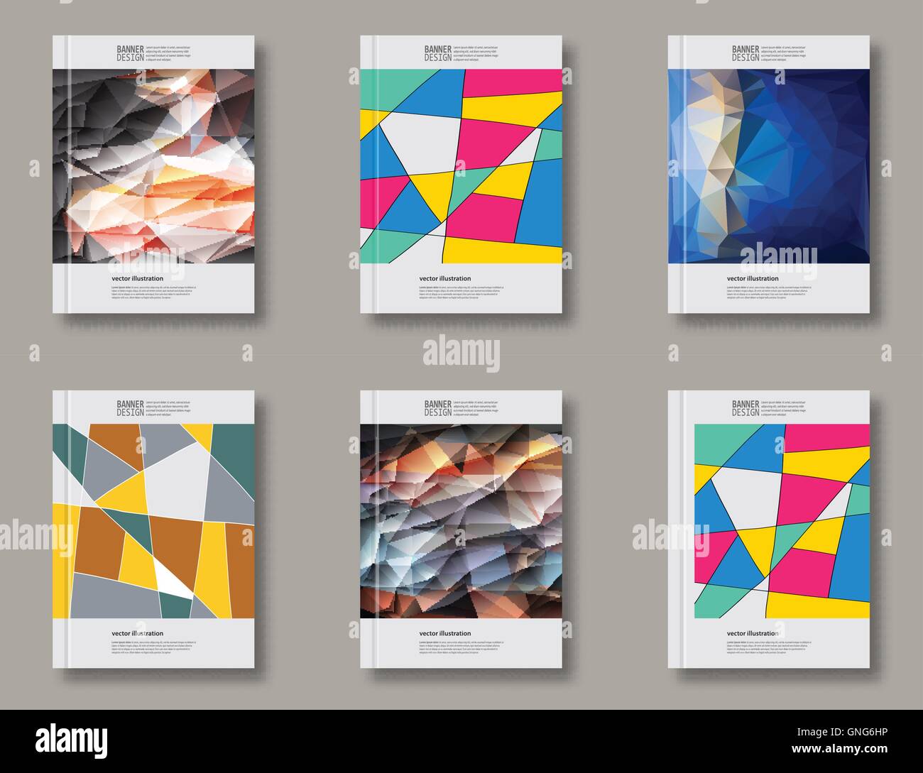 Set of abstract design templates Stock Vector Image & Art - Alamy