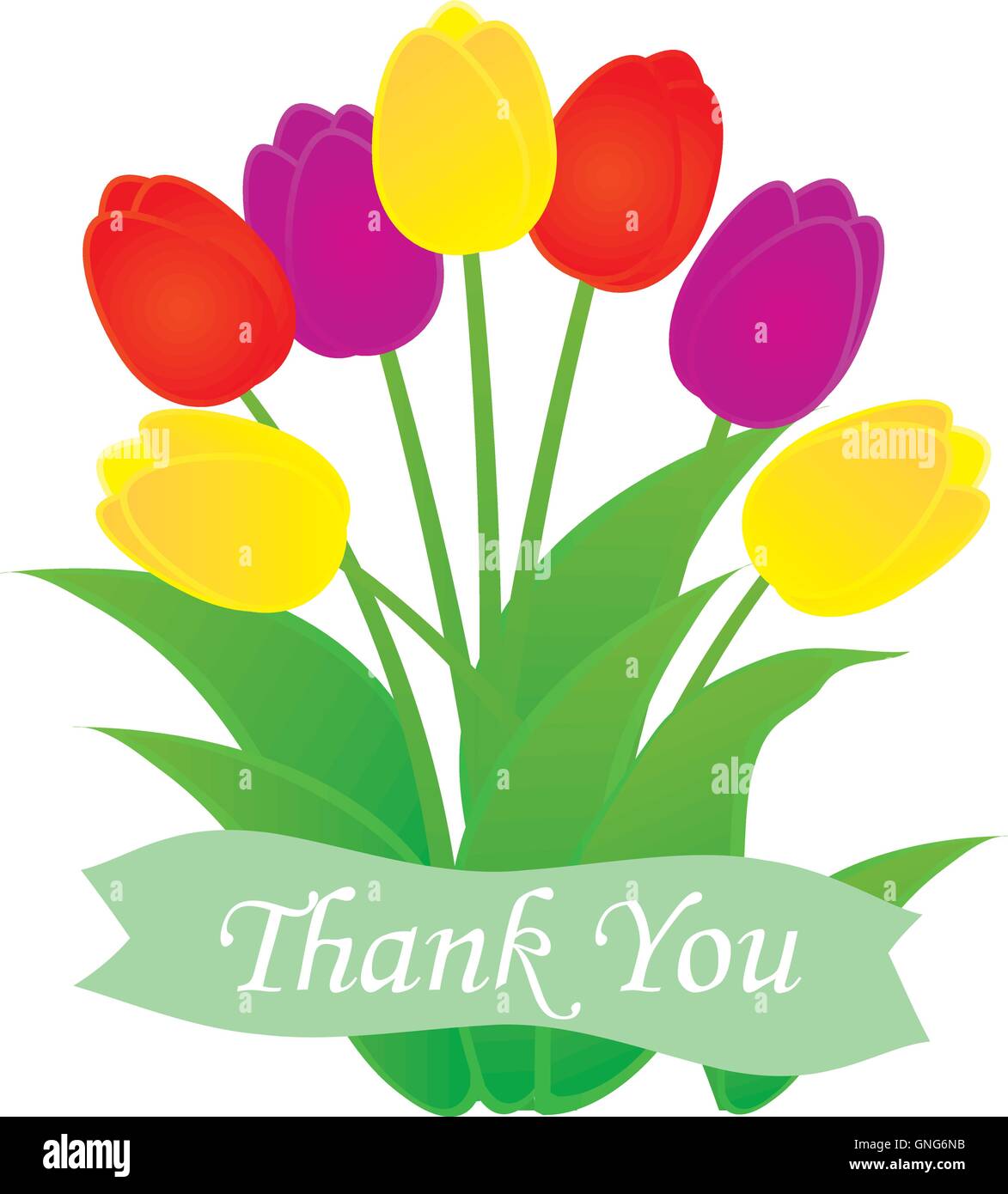 Thank You Card Stock Vector Image & Art - Alamy