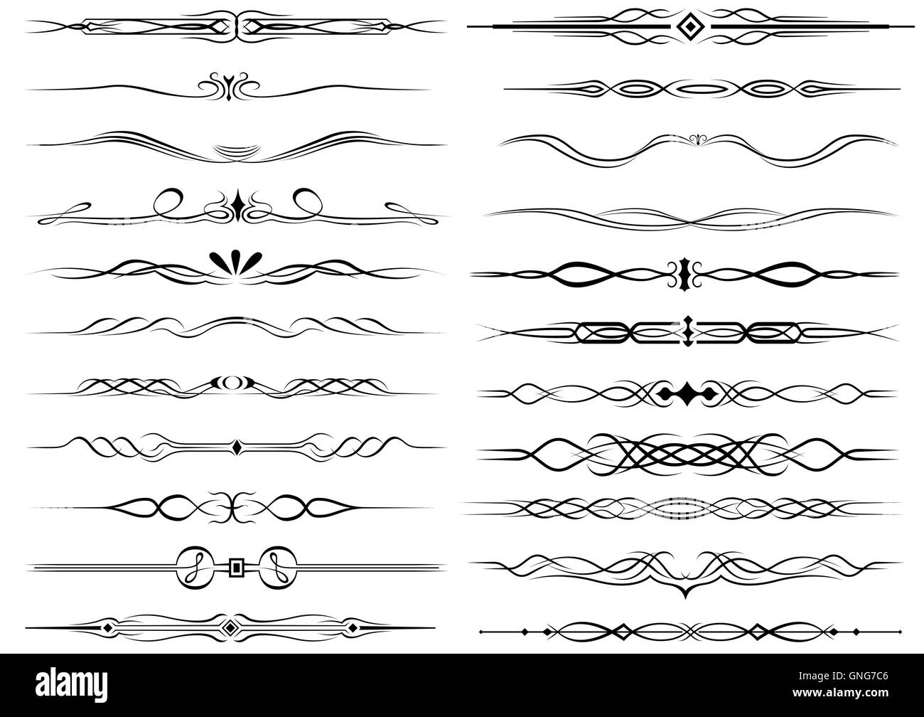 Vintage border victorian Stock Vector Images - Alamy