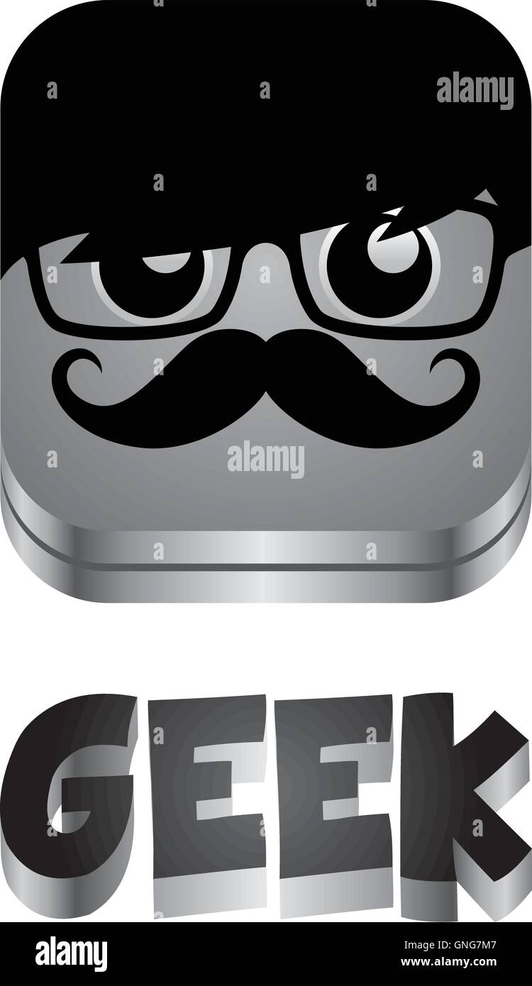 geek guy avatar portrait Stock Vector Image & Art - Alamy
