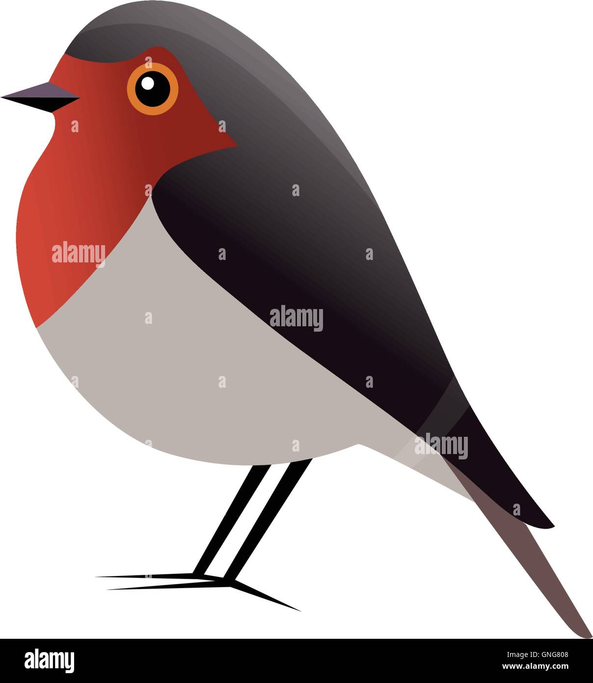Robin Bird Vector Clipart Stock Vector Image & Art - Alamy