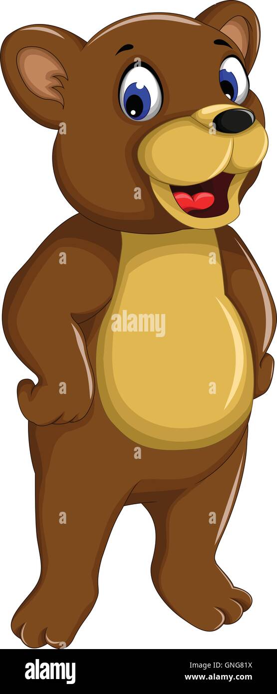 Smiling Bear Clipart