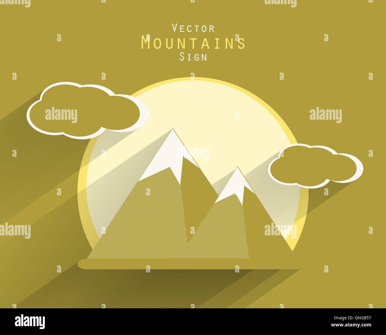 vector mountains elements Stock Vector Image & Art - Alamy