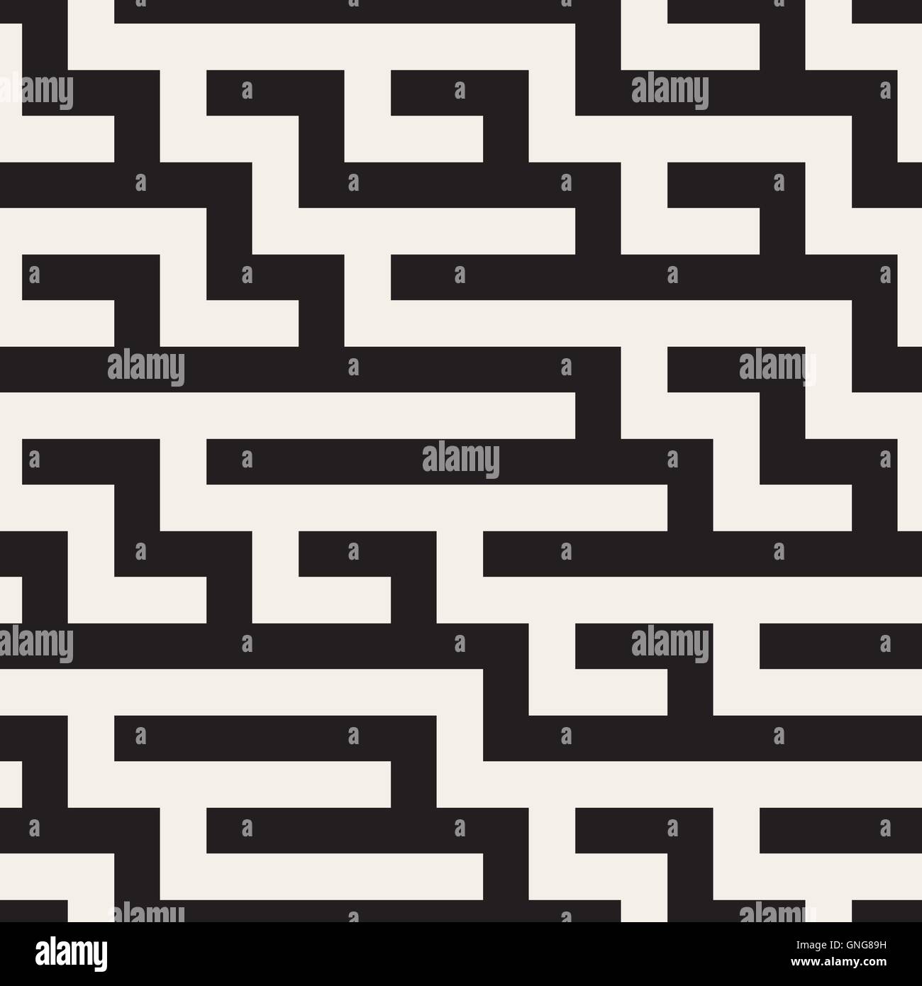 Vector seamless geometric maze pattern Stock Vector Images - Alamy