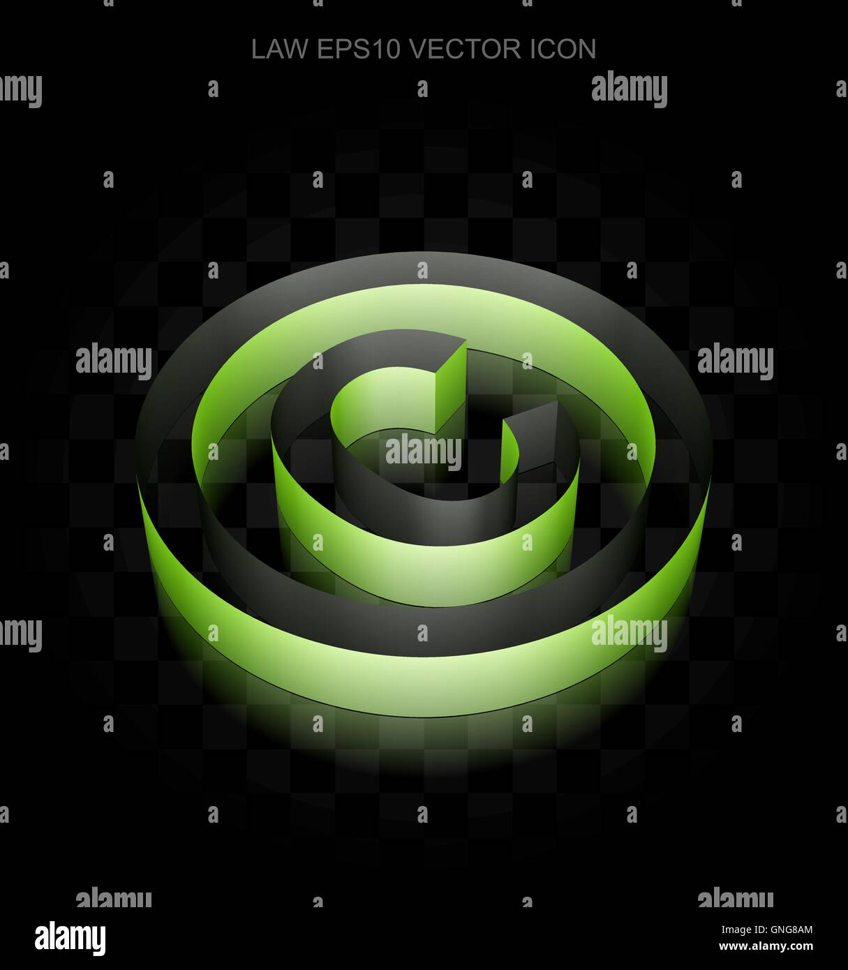 Shiny copyright symbol Stock Vector Images - Alamy