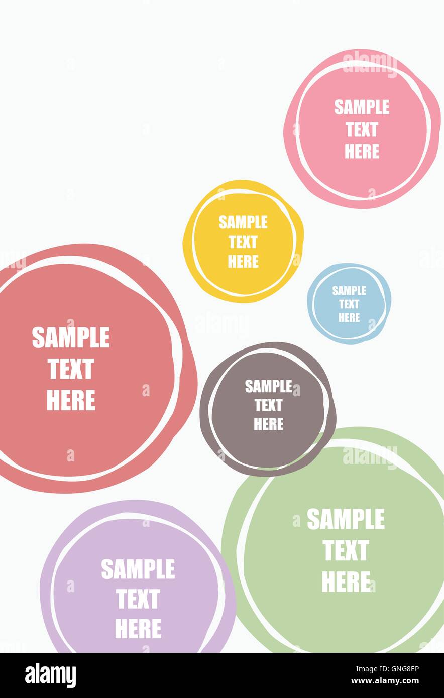 colorful round shape banner design Stock Vector Image & Art - Alamy