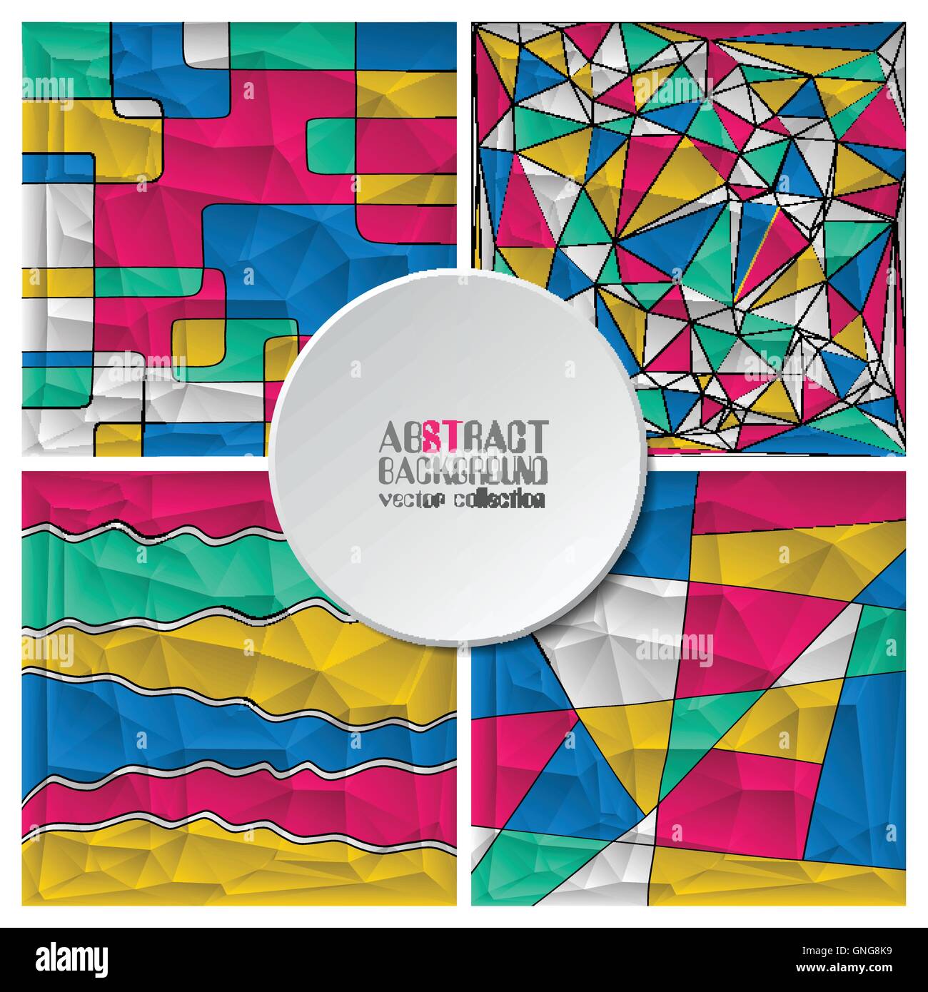 Geometric border decoration Stock Vector Images - Alamy