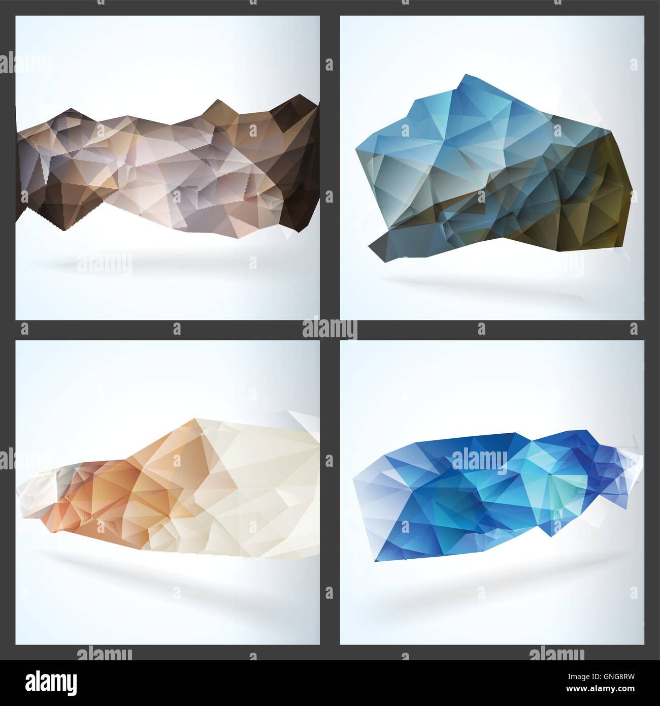 Geometric Triangular Abstract Vector Background Stock Vector Image And Art Alamy