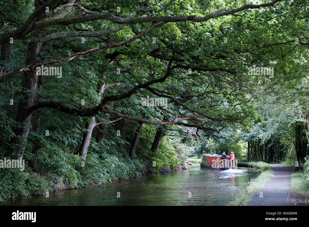 The Montgomery Canal near Welshpool, Wales Stock Photo - Alamy