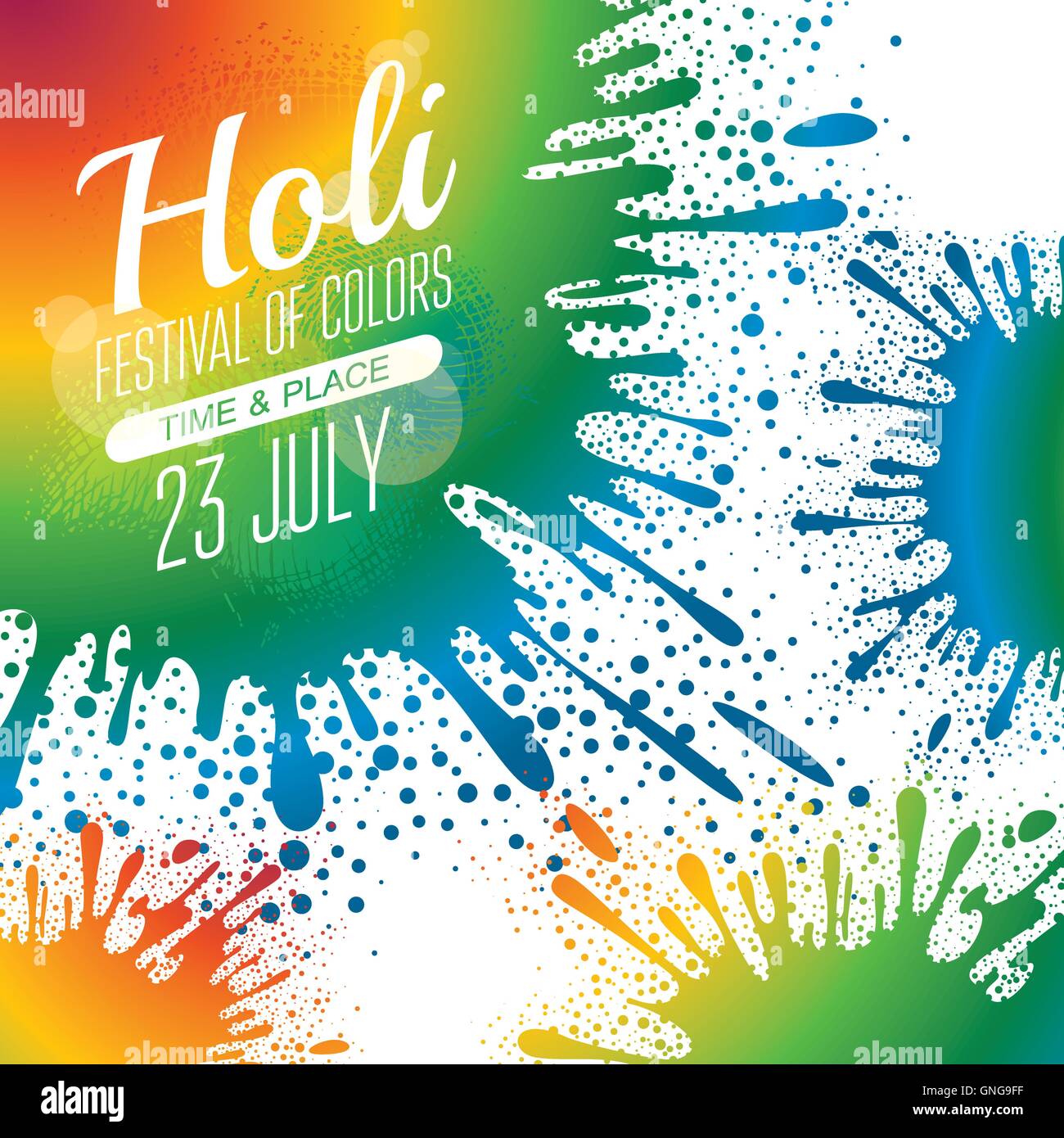 Powder paint festival Stock Vector Images - Alamy