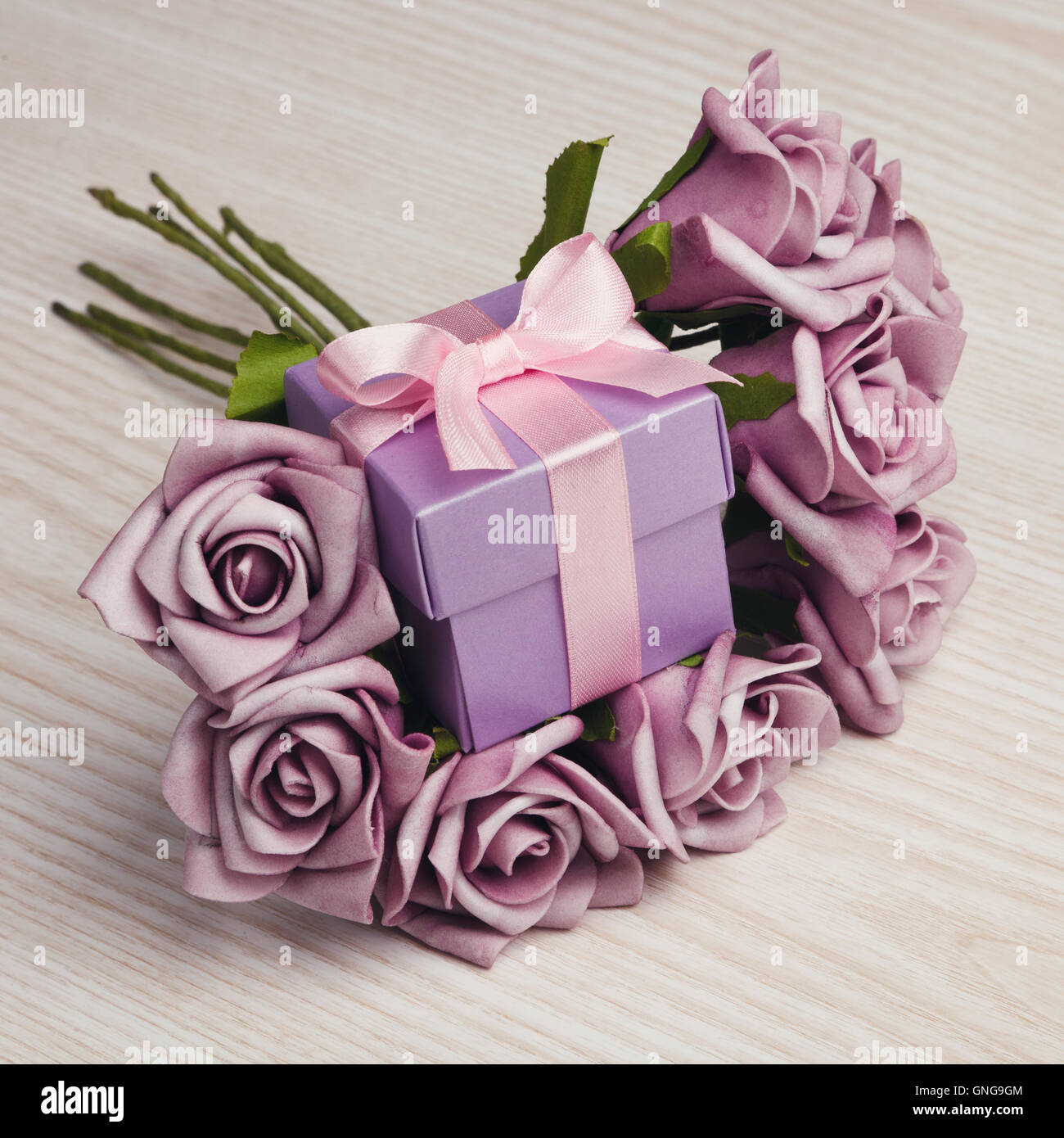 Violet gift hi-res stock photography and images - Alamy