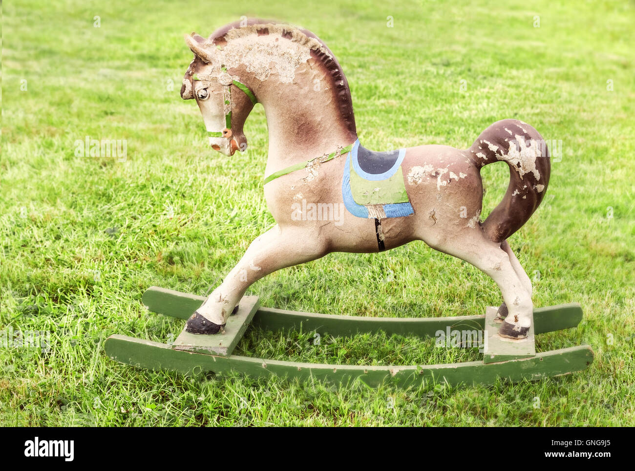 Vintage rocking horse hi-res stock photography and images - Alamy