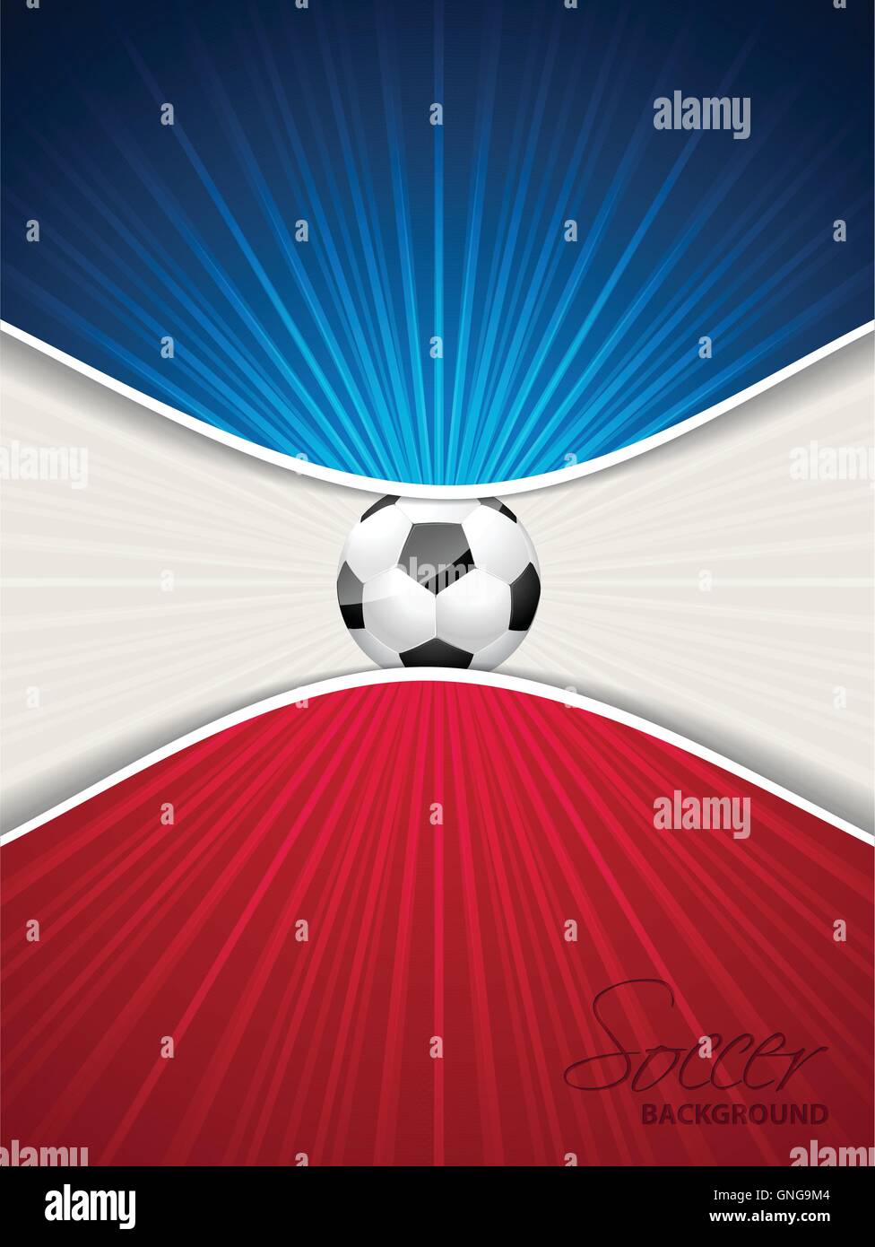 Abstract blue red soccer brochure Stock Vector Image & Art - Alamy