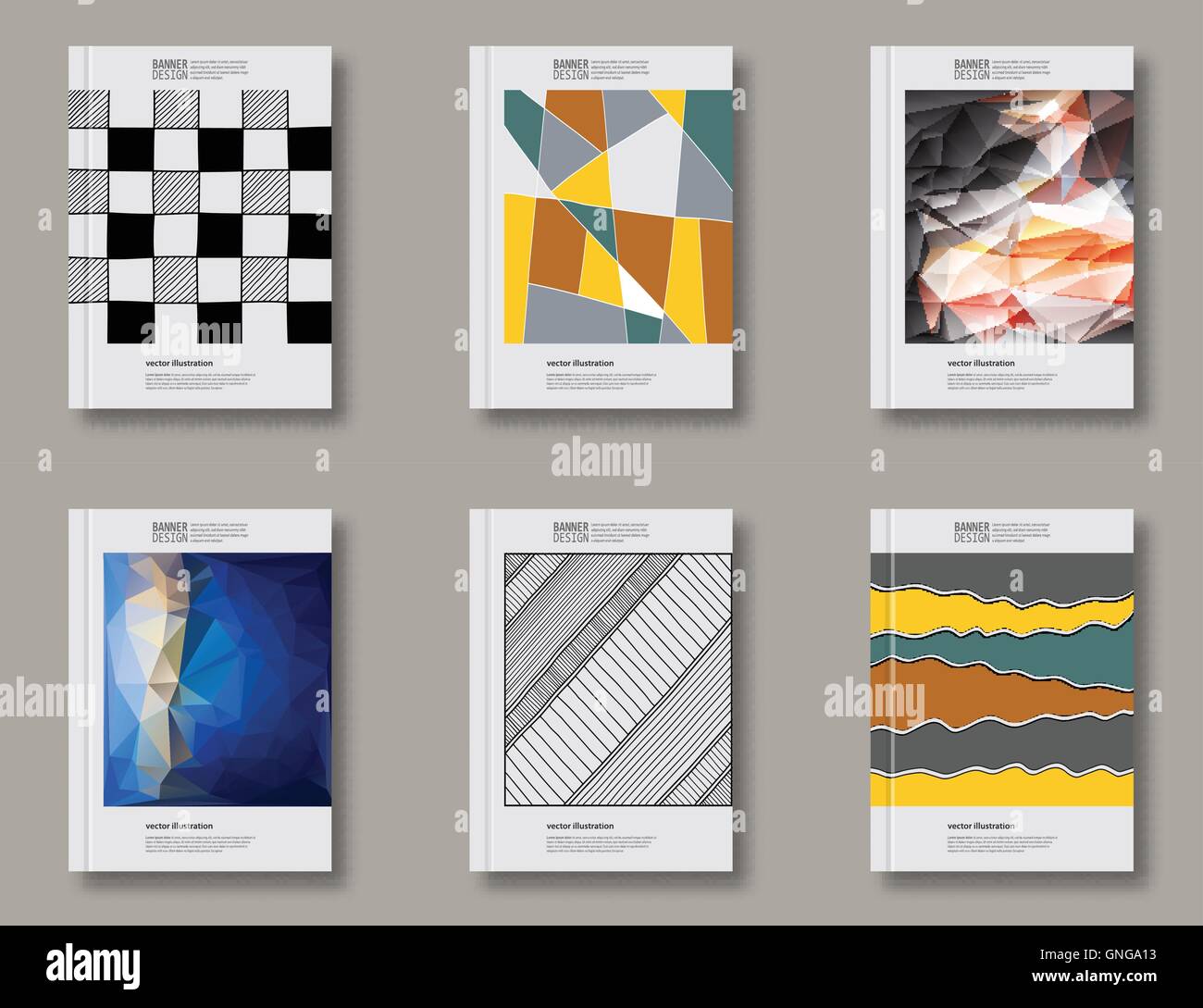 Set of abstract design templates Stock Vector Image & Art - Alamy