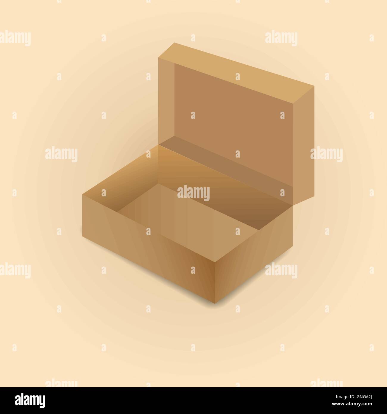 Cardboard box vector illustration Stock Vector Image & Art - Alamy