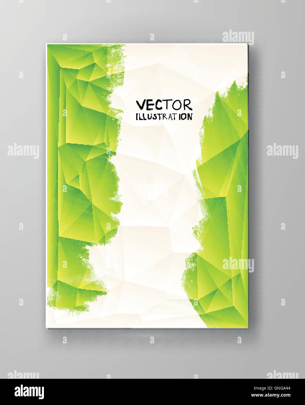 Grass on watercolor spot Stock Vector Images - Alamy