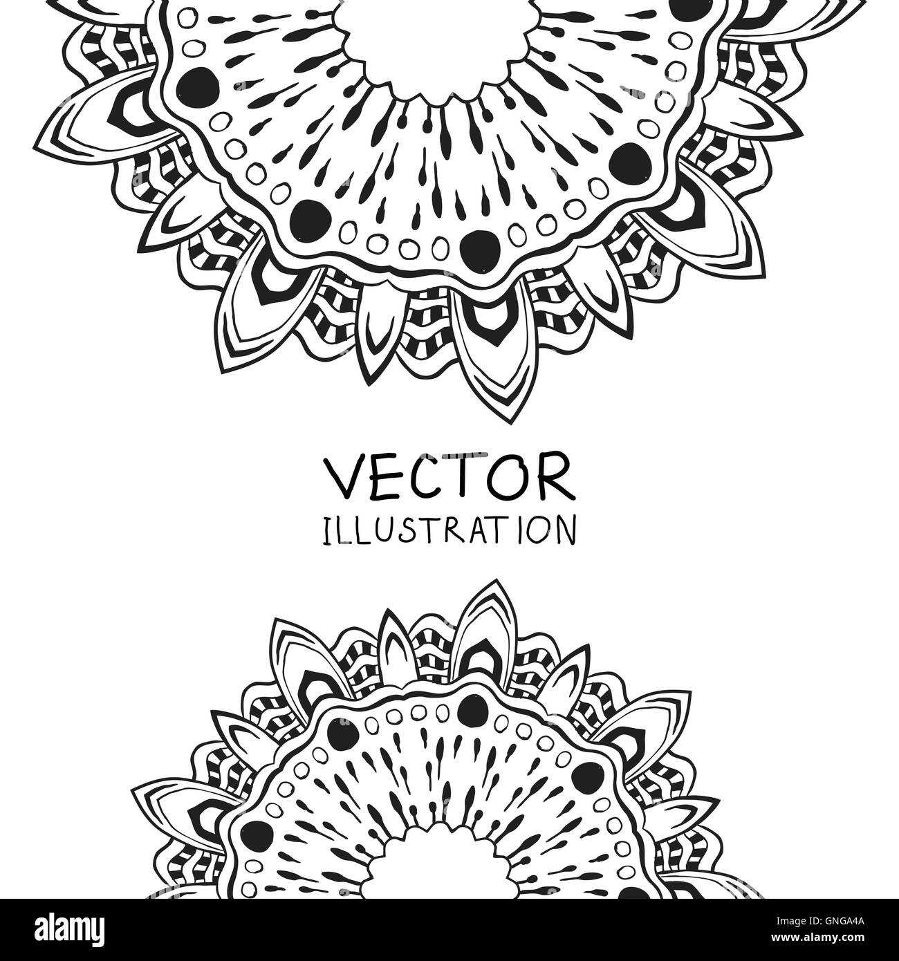 Mandala. Abstract Vector Decoration Stock Vector Image & Art - Alamy