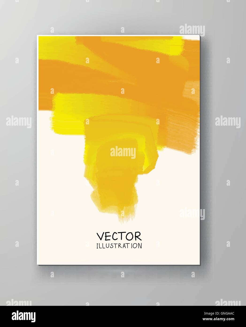 abstract background yellow color Stock Vector Image & Art - Alamy