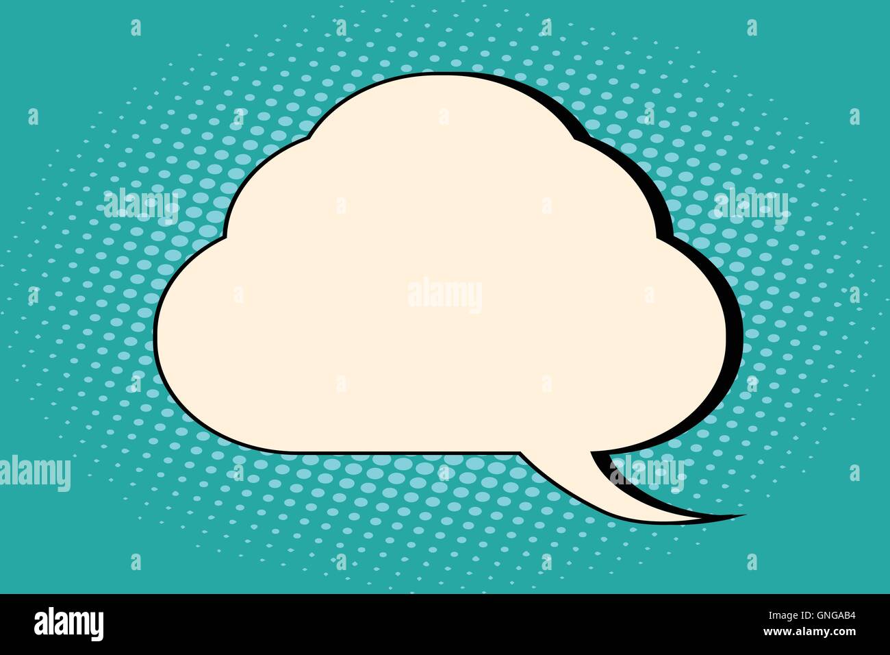 Comic bubble cloud pop art hi-res stock photography and images - Alamy