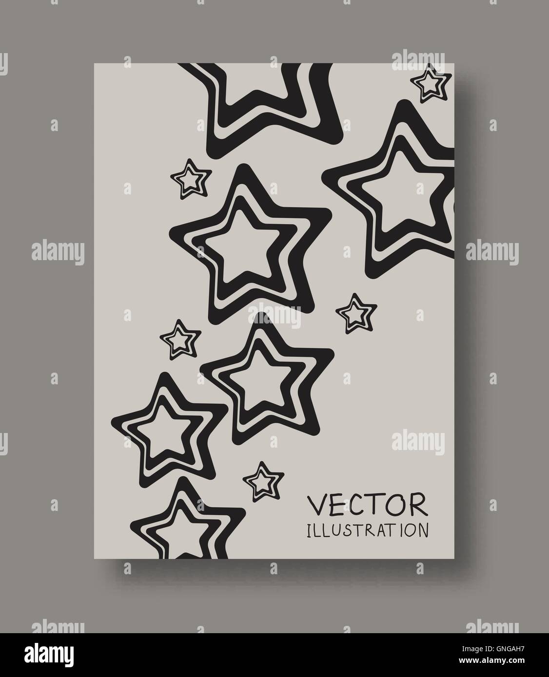 Brochure with color lines Stock Vector Image & Art - Alamy