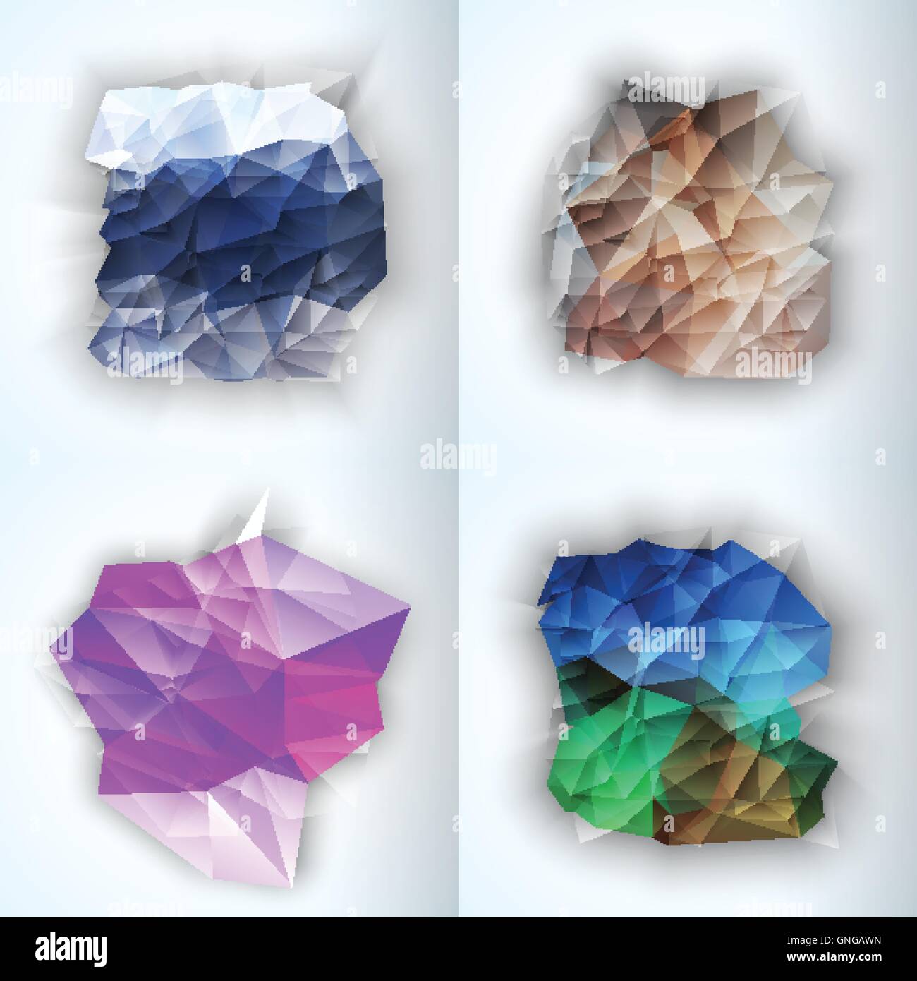 Geometric Triangular Abstract Vector Background Stock Vector Image And Art Alamy