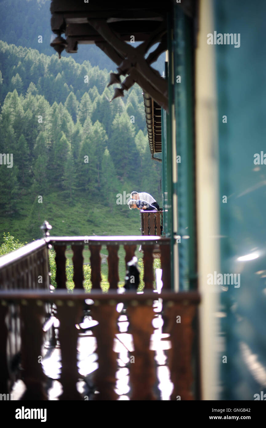 Hotel Fex in Engadine in Switzerland, 2014 Stock Photo - Alamy